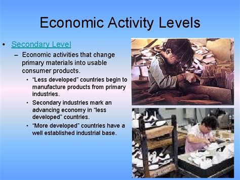 Economic Activity Levels Economic Activity Levels There Are
