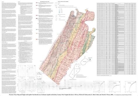 Map Fracture Trace Map And Single Well Aquifer Test Results In A