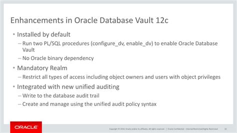 Ppt Oracle Database Vault With Oracle Database 12c Powerpoint