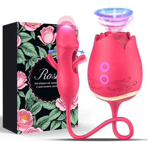 Sucking Vibrator Rose Sex Toys G Spot Dildo Vibrator For