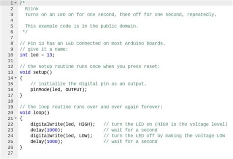 Intro To Arduino Part 3 A Closer Look At “blink” Andrews Website