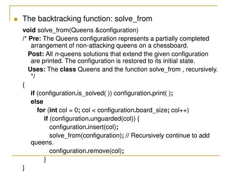 ppt recursion backtracking powerpoint presentation free download
