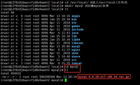 Linux CentOs Mysql 基于Linux CentOs 系统安装并配置开机自启Mysql 数据库