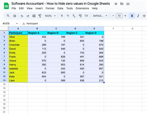 How To Hide Zero Values In Google Sheets 2 Easy Methods