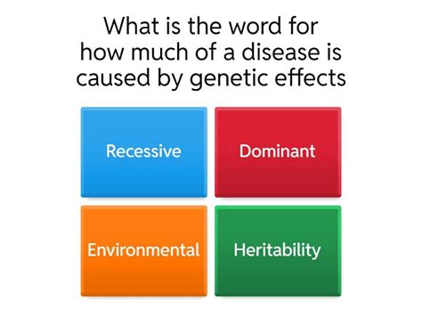 Multifactorial Inheritance Quiz