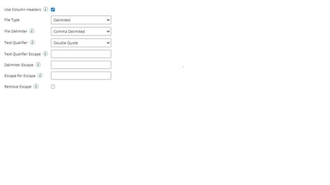 Question Flat File Profile Boomi Community