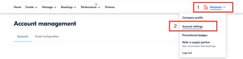 updating the account management section managing user access and