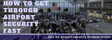 How To Get Through Airport Security Fast Travellatte