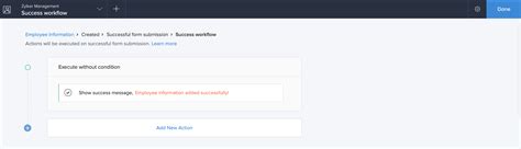create new form workflow zoho creator help