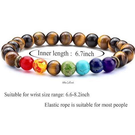 Tiger Eye Seven Chakra Beaded Bracelet At ₹ 115 Piece Seven Chakra