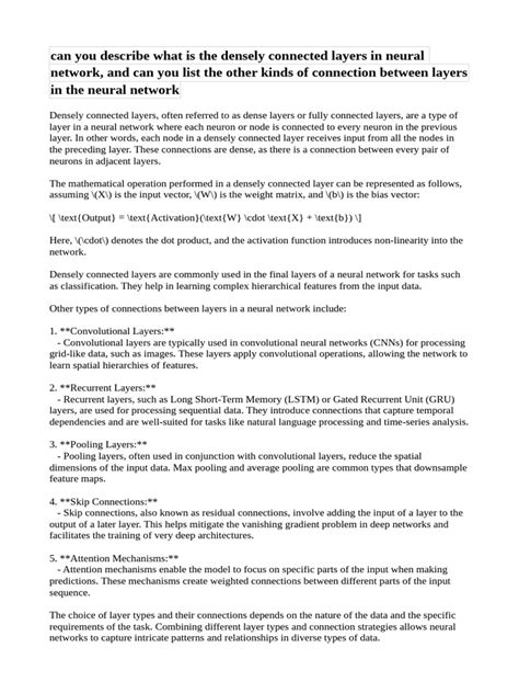 Potential Question Slot 3 4 Download Free Pdf Artificial Neural