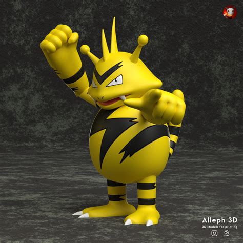 Stl File Pokemon Electabuzz 🐉・3d Print Design To Download・cults