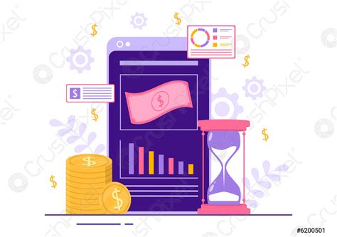 Cost Reduction Vector Illustration With Decrease Price Minimising Or Falling Stock Vector