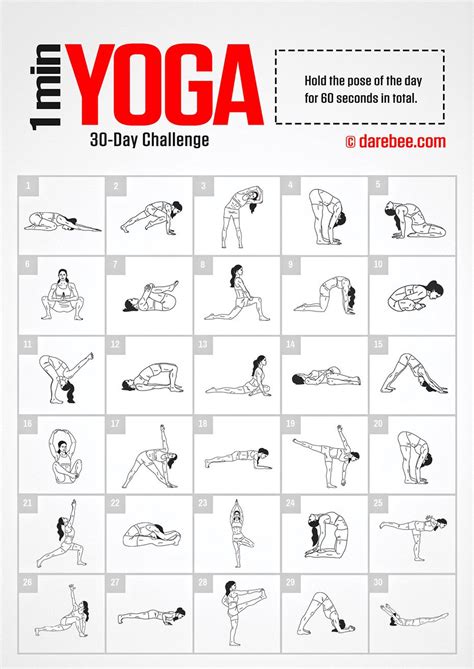 Printable 30 Day Yoga Challenge