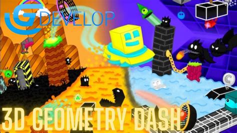 3D Geometry Dash In Gdevelop Tutorial YouTube