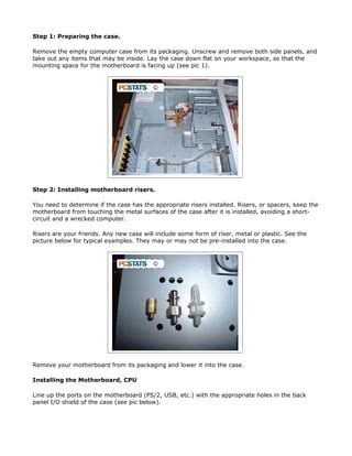 Assembling Of Pc DOC