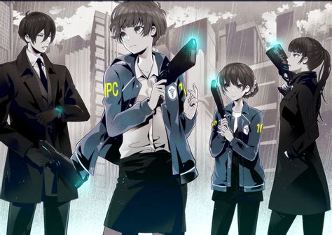 Tsunemori Akane Kunizuka Yayoi Ginoza Nobuchika And Shimotsuki Mika