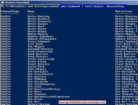 Powershell Sort Object Aprende Informatica Conmigo