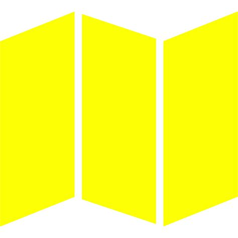 Yellow Map 3 Icon Free Yellow Map Icons