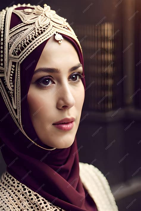 Premium Ai Image A Beautiful Asian Muslim Woman Wearing Hijab