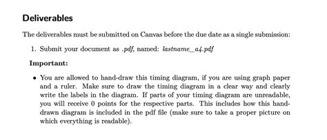 Solved Description This Assignment Covers Drawing Timing