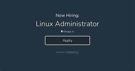 Linux Administrator At Simplex Trading
