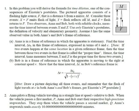 [solved] 1 In This Problem You Will Derive The Formula For Time Solutioninn