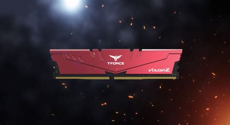 Vulcan Z Ddr4 Desktop Memory Red 16gb 2x8gb 4000mhz Cl20 Teamgroup