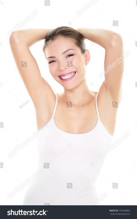 Armpit Epilation Hair Removal Woman Showing Stock Photo 156206882 Shutterstock