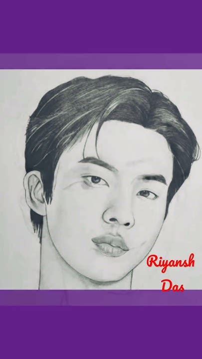 Bts Sketch By Me 💜 Bts Dolls Viral Ytshorts Btsarmy Trending Youtube