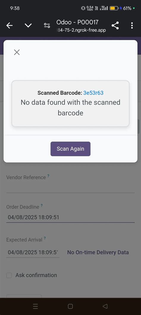 User Guide For Odoo Purchase Barcode Scan By Camera