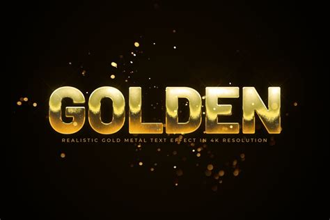 Gold Text Effect 2458061