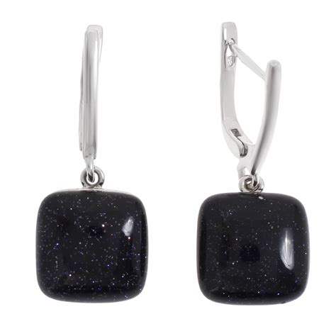 Серьги с авантюрином, виды, фасоны и металлы