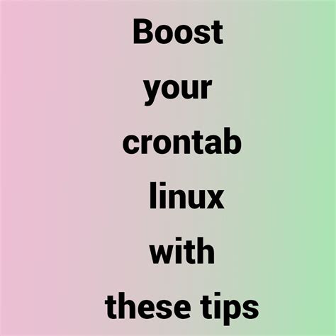 Crontab Generator Free Online Tool