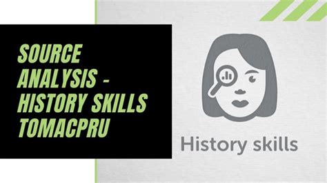 Source Analysis History Skills Tomacpru Clickview