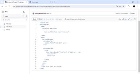 Nikhil Gadakh On Linkedin Javascript Apiintegration Movieguideapp