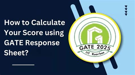 How To Calculate Your Score Using Gate Response Sheet Coachingdaddy