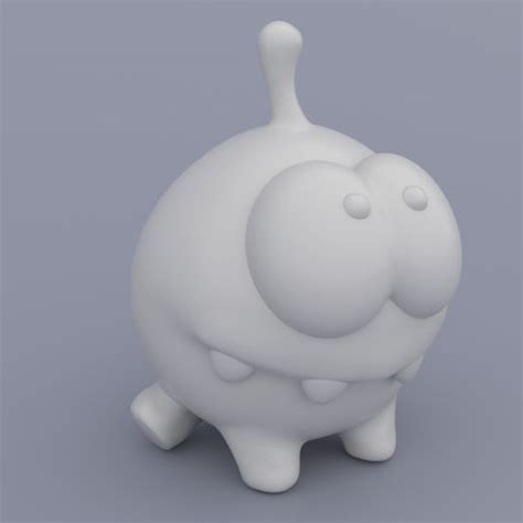 Download Stl File Om Nom From The Cut The Rope Series 3d Print Model