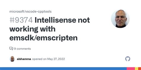 Intellisense Not Working With Emsdk Emscripten Issue