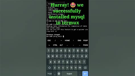 How To Run Mysql On Android How To Install Mysql In Termux By Alpha Coder Termux Shorts