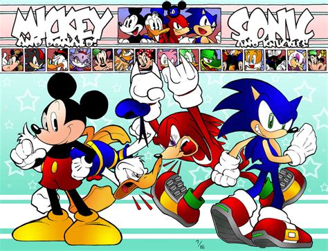 Sonic And Mickey By Jongraywb On Deviantart