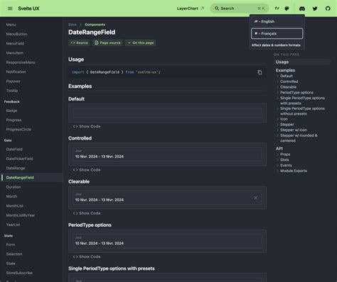 Svelte Ux And Layerchart Theming Along With Improved Intllocale