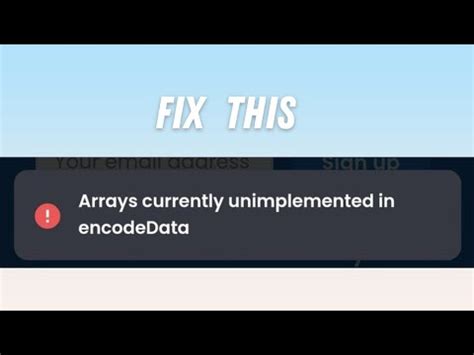 How To Fix Arrays Currently Unimplemented In Encode Data On OpenSea