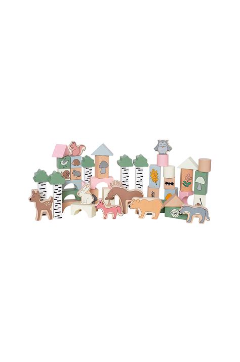 Jabadabado Byggklossar Forest Figurer