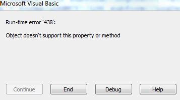 Solved Run Time Error 438 When Calling A Sub From Another Form
