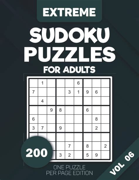 Sudoku Puzzles For Adults Sudoku Puzzles Of The Medium Level Difficulty With Complete