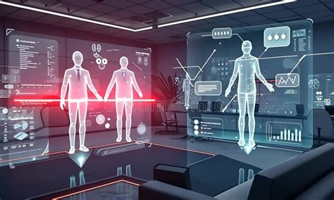 Ai Powered Future Workplace Stock Video Video Of Virtual Office 369616273