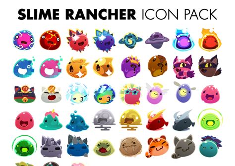Slime Rancher Cute Icons Png Pack Slime Rancher Download Now Etsy