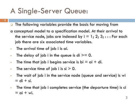 PPT Modeling And Simulation A Single Server Queue PowerPoint