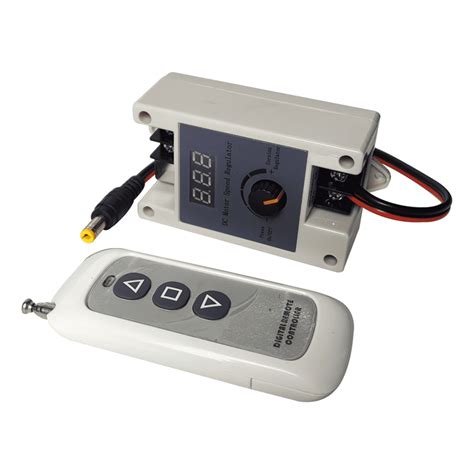 Wireless Remote Control DC Motor Speed LED Light PWM Dimming Speed Control Module Switch For